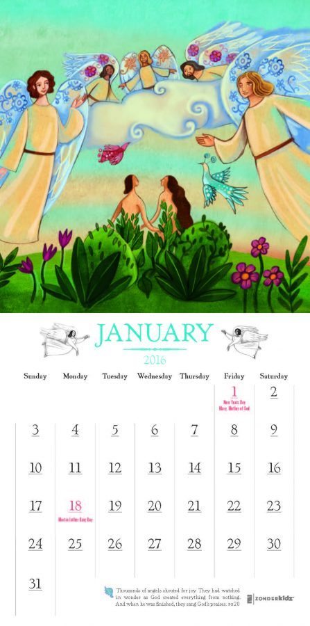 Angels In The Bible Calendar - Allia Writes